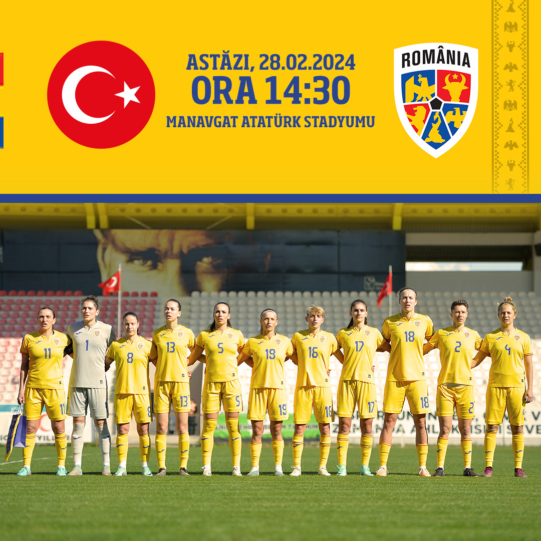 Afis meci EN 2024 vs TURKIA | Federația Română de Fotbal